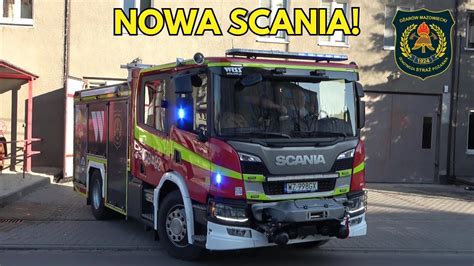 Wyjazd Alarmowy Zast P W Nowego Gba Scania P Iveco I Tatry Z