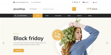 Laravel Website Template