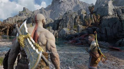 God of War Ragnarök First Dreki Boss Fight Hunter Build GMGOW NG