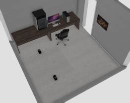 Projeto Quarto Gamer De Eo Planta D Mooble