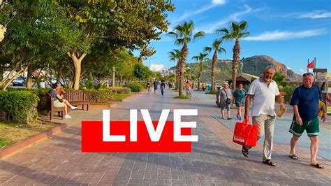 Live Webcam Alanya Turkey KLEOPATRA BEACH 21 07 2023 Alanya