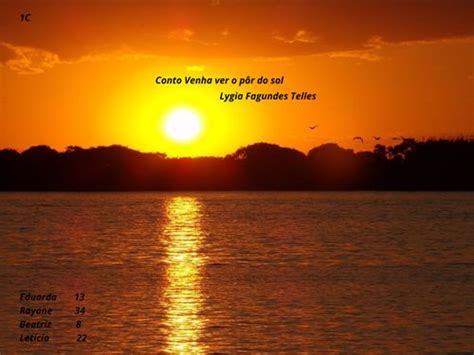 Book Creator Conto Venha Ver O Por Do Sol