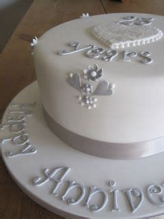 Cake Crush Silver Wedding Anniversary Fruit Cake Silver Wedding