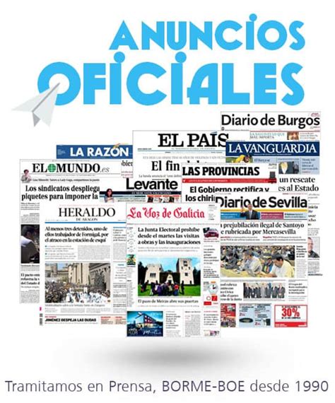 磊 Anuncios BOE 磊 Publicar Anuncios En BOE