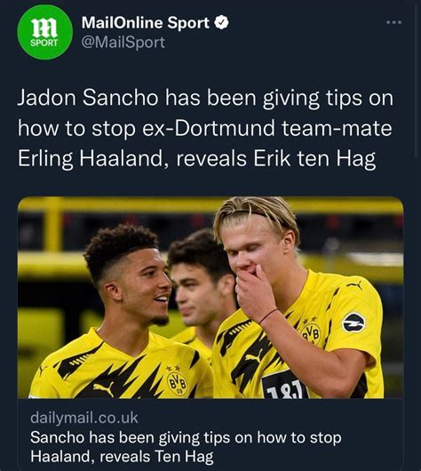 Out Of Context Erling Haaland On Twitter RT ManUtdNoContext