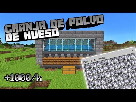 Granja De Polvo De Hueso Facil Y Eficiente Para Minecraft Bedrock 1 18