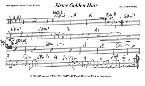 Sister Golden Hair Arr Juan Carlos Esteve Gran Coda By America