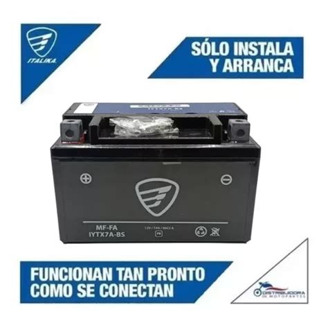 Bateria Italika Original Gs150 Mf fa Iytx7a bs0 F06010047 Envío gratis