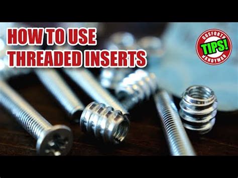 How Do You Install A Self Tapping Thread Insert Easyrelocated