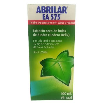 Abrilar Ea Mentol Extracto Hedera Helix Megalabs Frasco X Ml