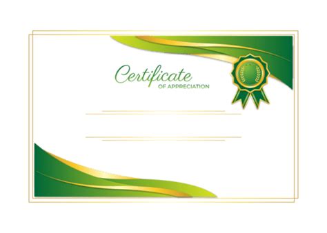 Certificate Of Appreciation Certificate Border Design Luxury Golden