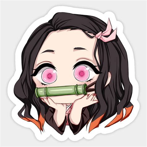 Nezuko By Kaiju San Anime Printables Cute Stickers Chibi