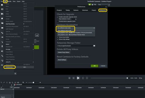 Solved Stop Camtasia From Crashing Up Running Inc Tech How To S
