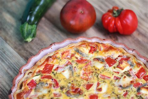 Quiche Courgette Tomate Juliette Lebreton