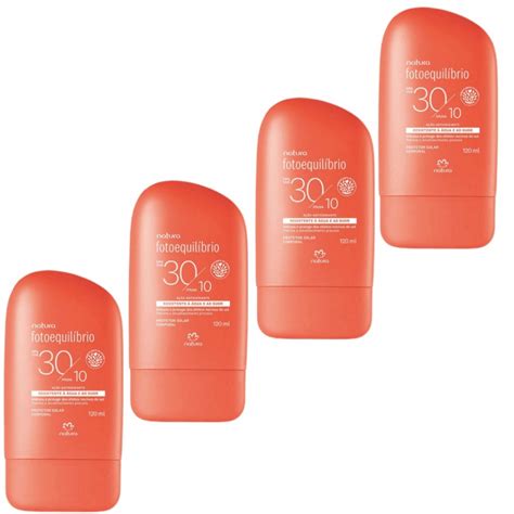 Kit 4 Loção Protetora FPS 30 FPUVA 10 Fotoequilíbrio 120ml Shopee