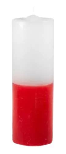 Vela De Dias Votiva Parafina Pura Coloridas E Bicolor Cor Branco E