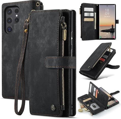 Amazon Zxhyliang Case For Samsung Galaxy S Ultra Wallet Flip Pu