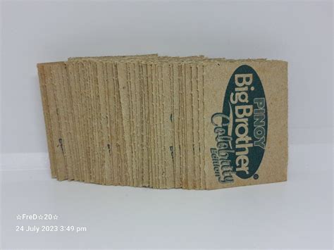 Vintage Pinoy Big Brother Celebrity Edition Mini Teks 56pcs Hobbies