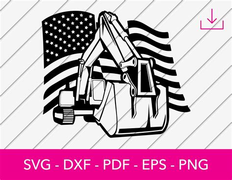 Excavator Svg Construction Log Svg Machinery Svg Dozer Svg Cut File Png