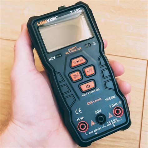 T18E Digital Multimeter Tester LED NCV LCD Multitester Probes Voltage