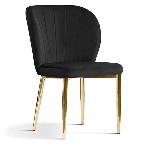 Krzesło tapicerowane Kukka velvet złote nóżki ONE LOVE DESIGN