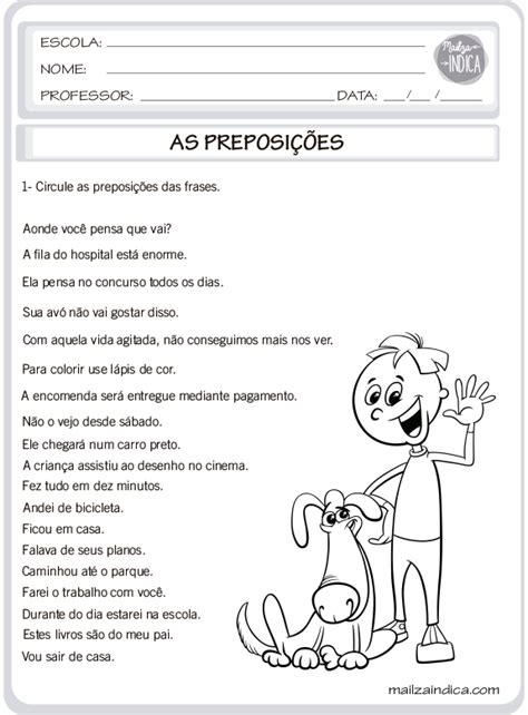Mailzaindica Atividade Do Ensino Fundamental De L Ngua Portuguesa