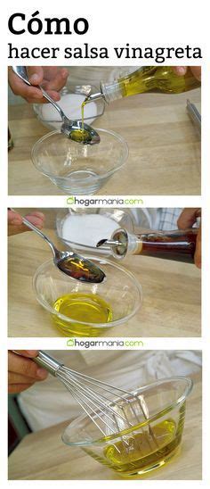 Cómo hacer salsa vinagreta Receta Vinagreta Salsa vinagreta