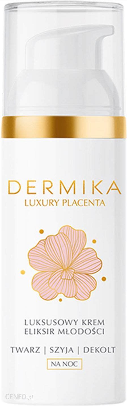 Krem do twarzy Dermika Luxury Placenta Kremeliksir Młodości Na Noc 50
