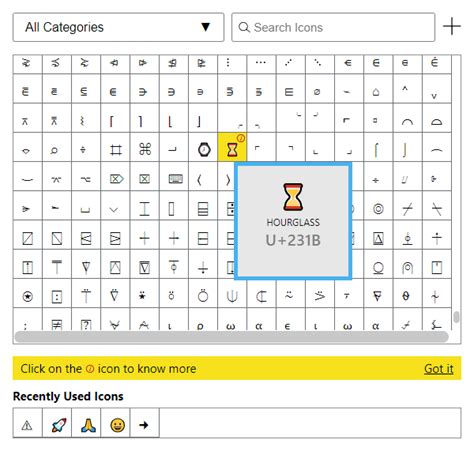 Accédez dans Chrome à tous les caractères spéciaux ASCII Unicode