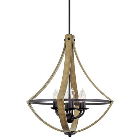 Kira Home Laguna 60 Watt 6 Light Black Modern Chandelier No Bulb
