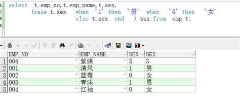 oracle常用函数之case when 何以萧萧兮 博客园