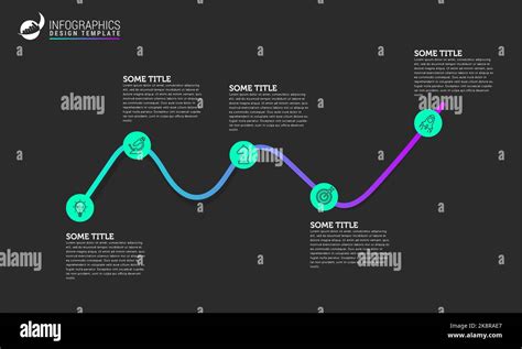 Infographic Design Template Creative Concept With 5 Steps Can Be Used