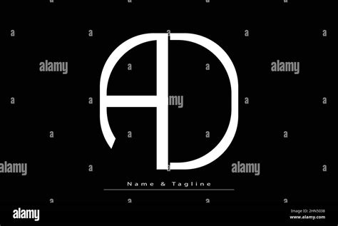 Alphabet Letters Initials Monogram Logo AO OA Stock Vector Image Art