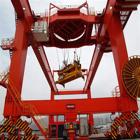 Rail Mounted Container Gantry Crane RMG Henan Mine Crane Co Ltd