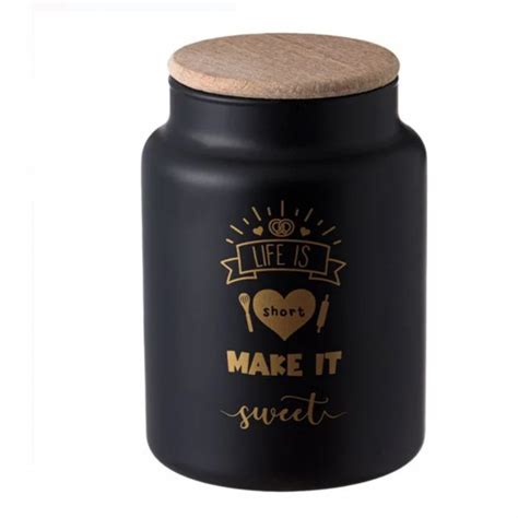 Recipient Din Sticla Pufo Make It Sweet Pentru Zahar Cafea Ceai Sau