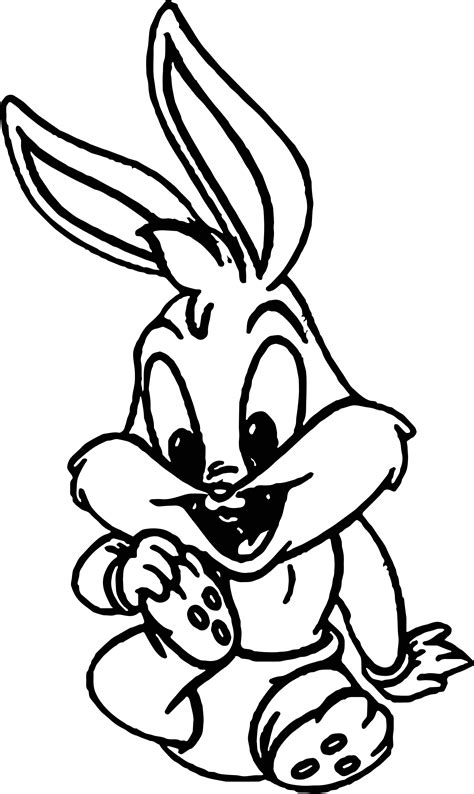 Baby Bugs Bunny Coloring Page 51 Wecoloringpage