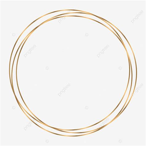 Gold Circle Frame Clipart Hd PNG Circle Gold Frame Element Gold