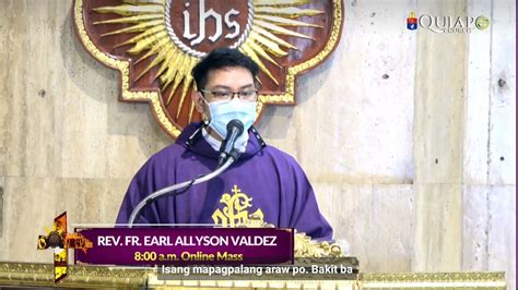 Quiapo Church Monday Mass 03 April 2023 8 00 Am OnlineMass YouTube
