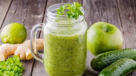Jugo verde Cómo hacer la receta casera paso a paso