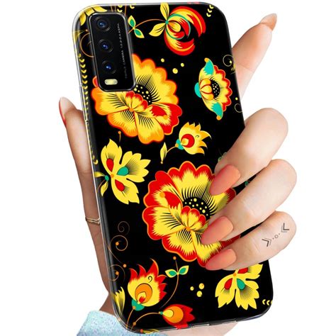 ETUI DO VIVO Y20S Y11S WZORY FOLK LUDOWE FOLKLORYSTYCZNE OBUDOWA CASE