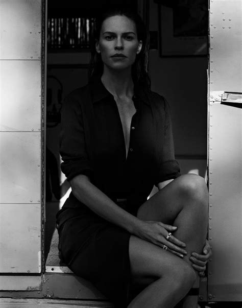 HILARY SWANK In Interview Magazine Germany February 2015 Issue