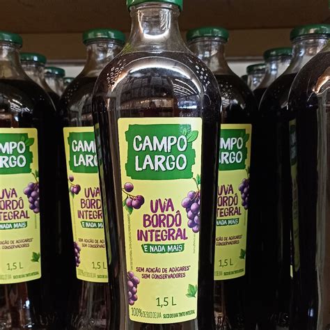 Campo Largo Uva Bordô Integral E Nada Mais Suco De Uva Tinto Integral