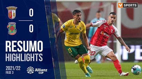 Highlights Resumo SC Braga 0 0 Paços de Ferreira Taça da Liga 21 22