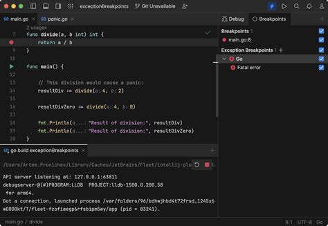 Breakpoints JetBrains Fleet Documentation