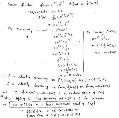 1 point for the function f x e2x e defined on the interval 4 o zuoti pro