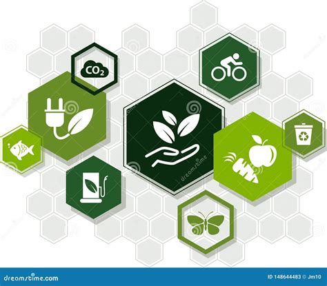 Sustainability Icon Concept Ecology Green Energy Recycling