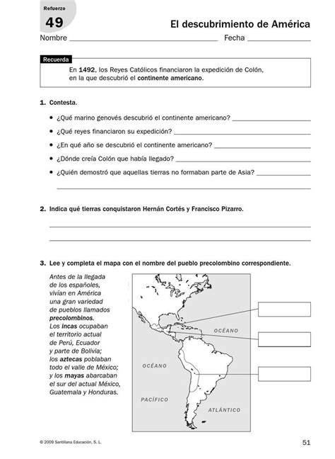 Fichas de refuerzo y ampliación 6º Enseñanza de la geografía
