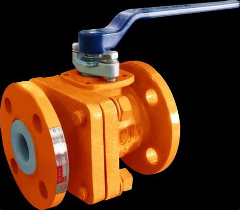 MS PTFE Lined Ball Valves For Industrial Valve Size 4 Inch At Rs