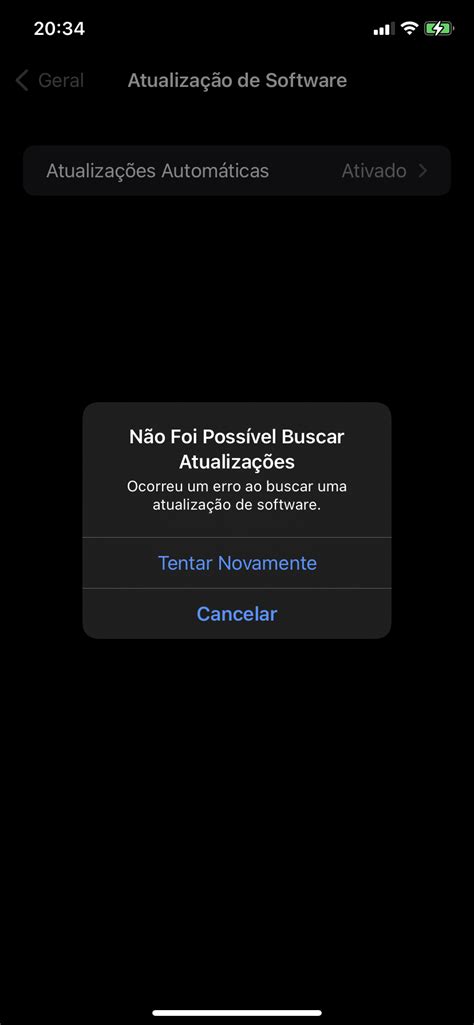 Meu iPhone não quer atualizar para o Comunidade da Apple