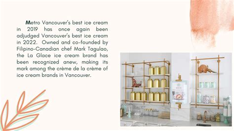 La Glace Ice Cream Vancouver S Best Vancouver Philippines Consulate